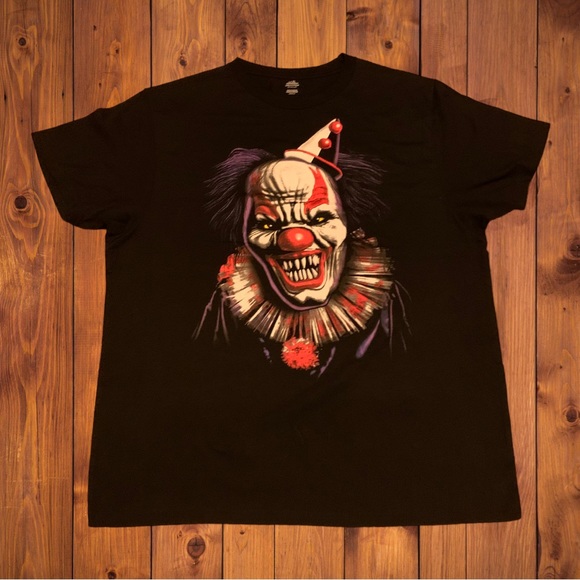 Hot Topic | Shirts | Spirit Halloween Scary Clown Shirt Costume Spooky ...